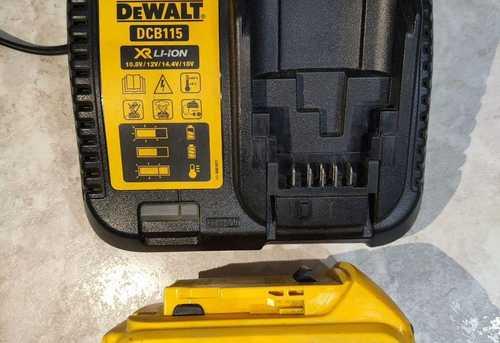 Зарядное устройство DeWalt DCB115 + АКБ DCB 184