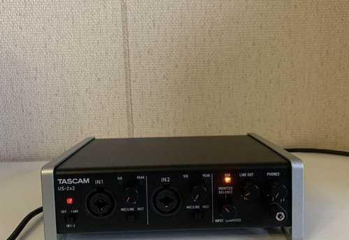 Tascam us 2x2 внешняя звуковая карта