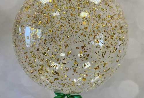 Кристально прозрачный шар bubble с конфетти