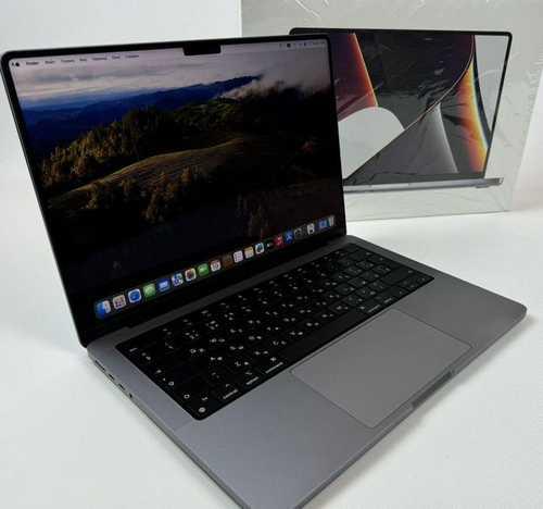 Отличный Macbook Pro 14 M1 Pro/16Gb/512Gb комплект