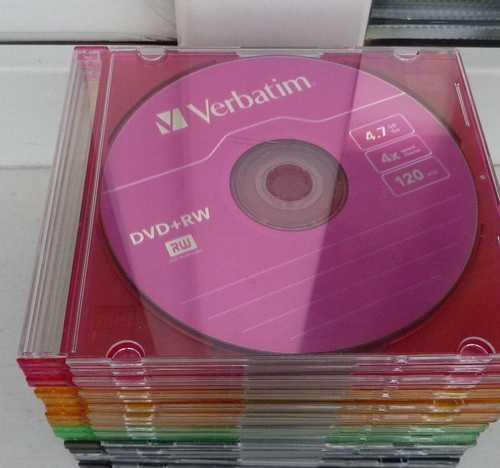 Диски DVD-RW werbatum 20 штук