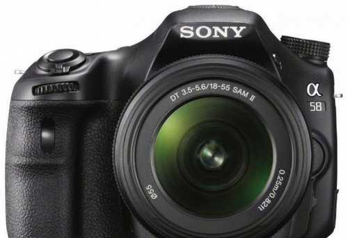 Фотоаппарат Sony Alpha SLT-A58 Kit 18-55mm
