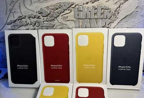 Leather Case iPhone 11 pro оригинал