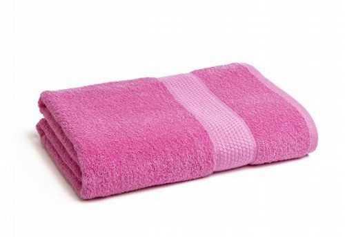 Полотенце банное 100/150 см махра Соты розовый