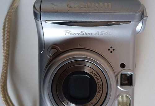 Компактный фотоаппарат canon powershot a540