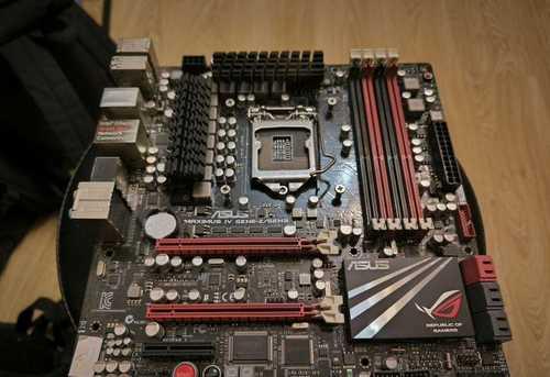 Материнская плата Asus maximus IV gene-z, копмлект