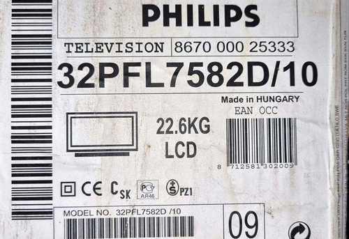Телевизоры LCD philips 32PFL7582D/10+TV тумба