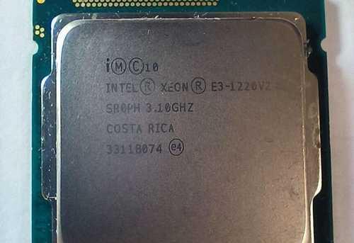 Процессор intel xeon e3 1220 v2