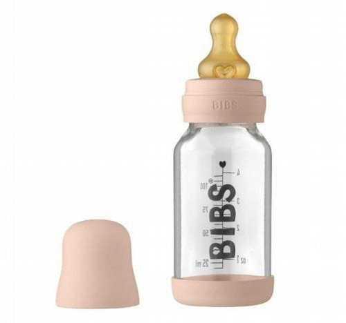 Bibs Бутылочка для кормления в наборе 110 мл Blush