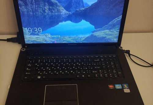 17.3" Lenovo G710, 460 ГБ, Core i5-4200M, RAM 4 ГБ, GeForce GT 720M 2 ГБ