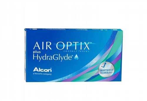 Линзы контактные Air optix hydraglyde 6шт на -1.75