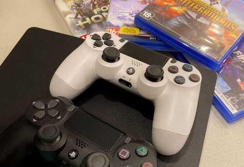 Игровая приставка Sony PS4 Slim с играми