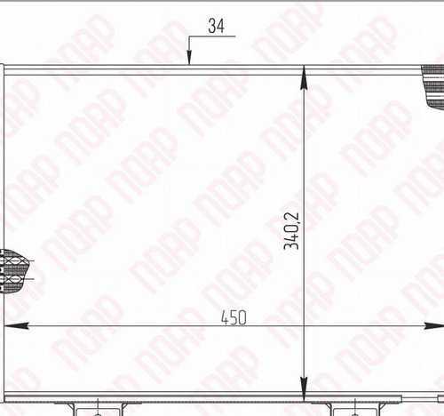 Радиатор охлаждения ваз-21073 "АВТОРАДИАТОР"