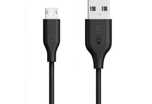 Кабель Anker PowerLine Micro USB 0.9m Black