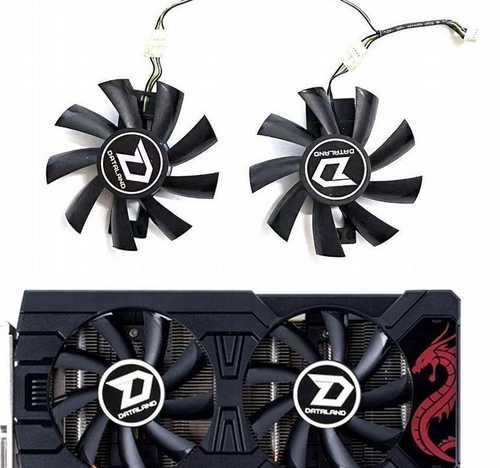 Вентиляторы PowerColor RX 570 470 Dataland