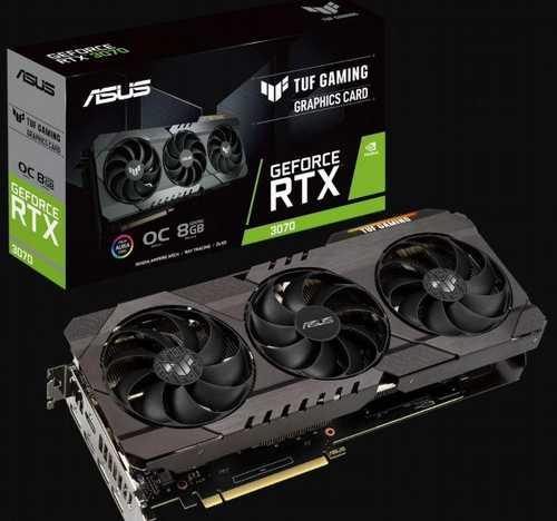 Видеокарта asus TUF gaming RTX 3070 OC 8GB