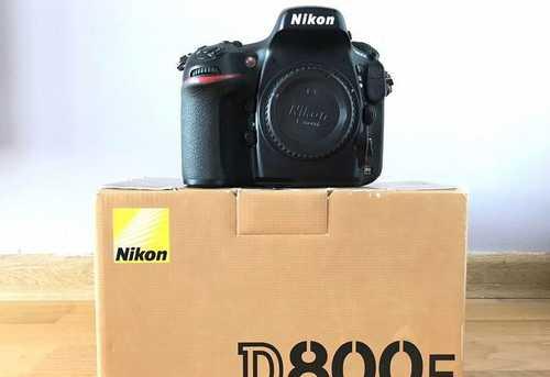 Nikon D800e body (пробег 23 тыс.кадров)