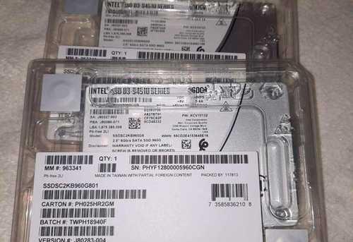 Серверные SSD Intel D3-S4510 960Gb