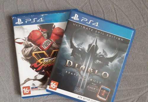 Diablo 3 и Street Fighter V ps4
