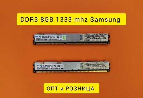 Серверная DDR3 8GB 1333 MHz ECC REG samsung