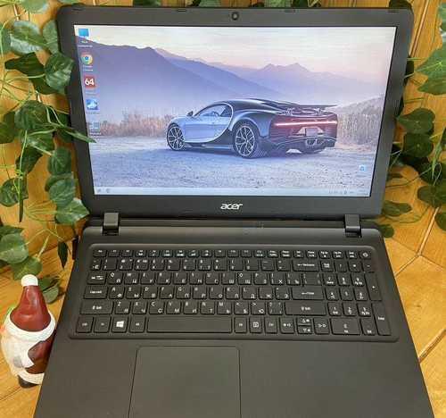 Быстрый ноутбук Acer N3350/8gb/SSD120/15.6