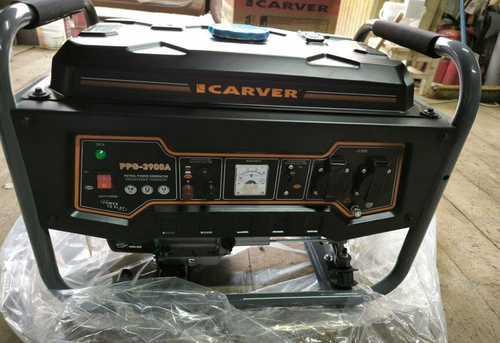 Новый бензиновый генератор Carver PPG-3900А 3.2кВт