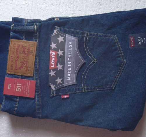 Levi's 511 White Oak Cone Mills. Made In USA