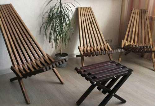 Кресло шезлонг Кентукки деревянное