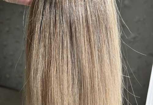 Волосы для наращивания натуральные б/у 45 см
