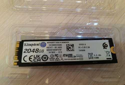 Kingston KC3000 PCIe 4.0 NVMe M.2 SSD (обмен)