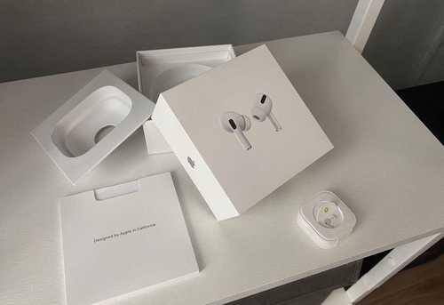 Коробка от Airpods Pro с амбушюрами (Оригинал)