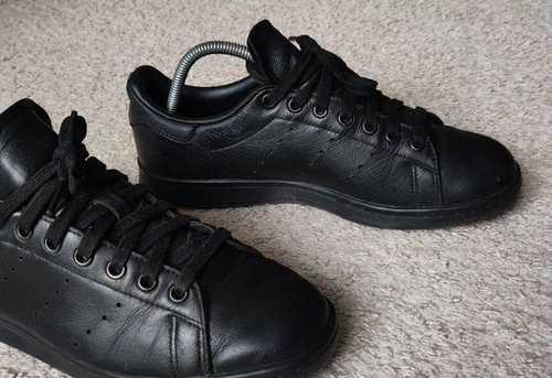 Кроссовки Adidas Stan Smith Black Leather