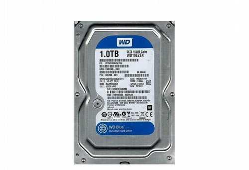 Жесткий диск HDD 3.5" WD Blue 1Tb (WD10ezex)