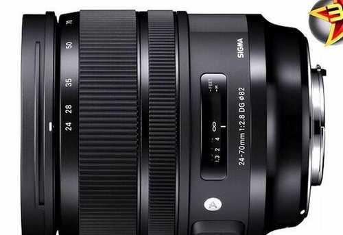 Объектив Sigma AF 24-70mm f/2.8 DG OS HSM Art Cano