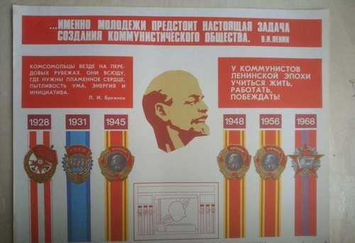 Плакаты ссср. В. И. Ленин