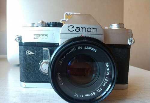 Canon ft + 50mm f1.8