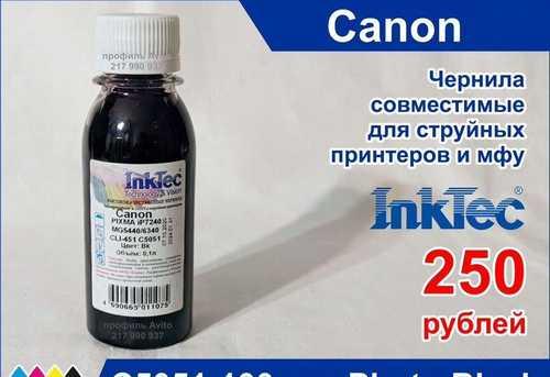 Чернила InkTec C5051-100MB Photo Black 01.2024г