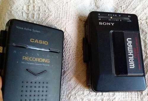 Кассетный плеер sony walkman casio