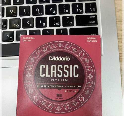Струны для классической гитары D'Addario EJ27N