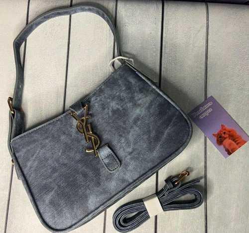 Сумка Saint Laurent женская Голубая