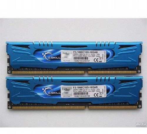 Оперативная память G.SKill Ares DDR3 2x8GB 1600