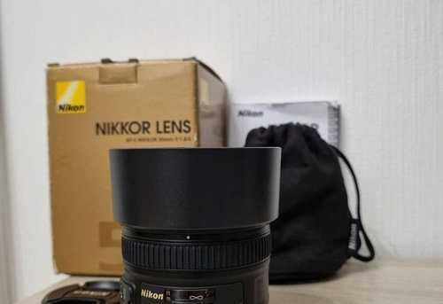 Nikon 50mm f/1.8G AF-S - Как новый