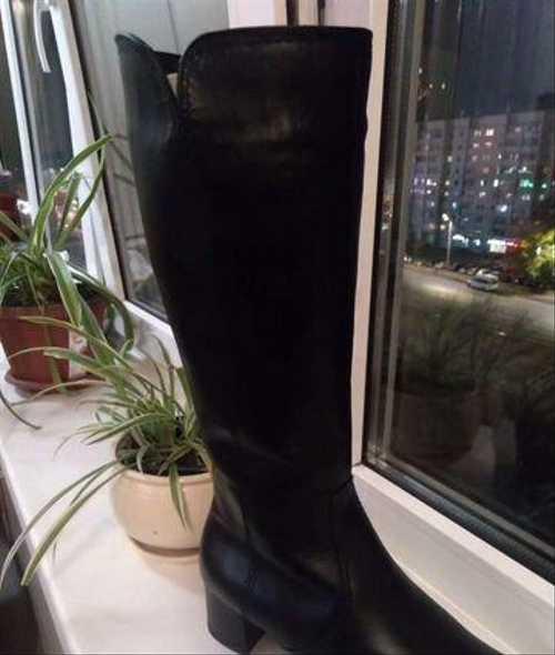 Сапоги женские хромовые