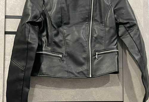 Куртка кожаная женская 46 размер новая