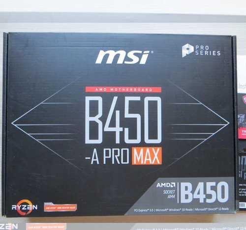 Материнская плата MSI B450-A PRO MAX