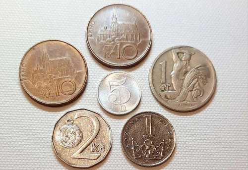 Монеты Чехословакии и Чехии