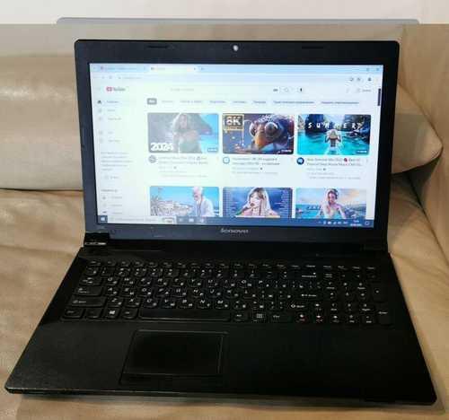 Lenovo b590, 6gb, ssd120gb, int 2020m, акум