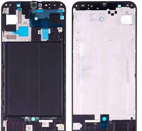 Рамка дисплея для Samsung A505 (A50) черный