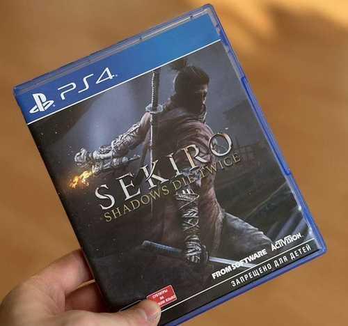 Sekiro shadows die twice ps4 диск