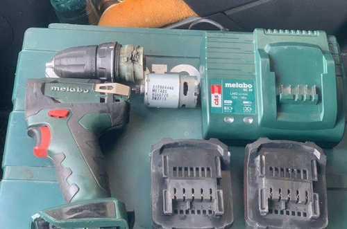 Аккумуляторная дрель metabo 14,4v